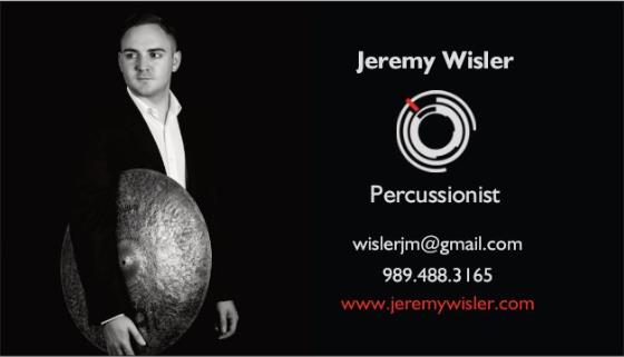 Jeremy Wisler – Drummer – Percussionist – Music gives a soul to the ...